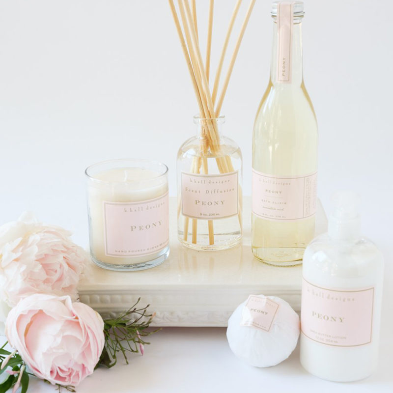 k.hall designs Peony 牡丹花 擴香枝 - iGzen 愛居人